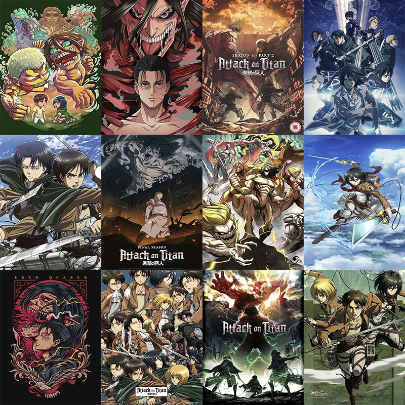 Kit-de-pintura-de-diamante-5D-DIY-Attack-on-Titan-bordado-de-diamantes ...