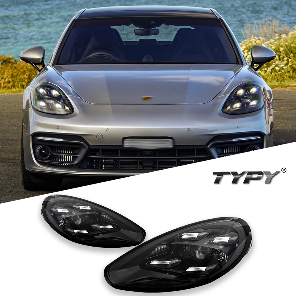 TYPY Car For Porsche Panamera 970 Headlight 970.1 970.2 2010-2016 ...