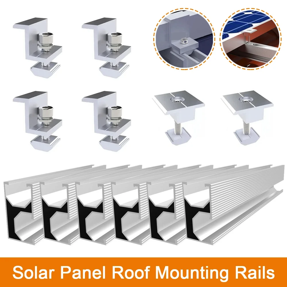 Solar-Panel-Mounting-Rails-PV-Solar-Module-Bracket-Solar-Roof-Rail ...