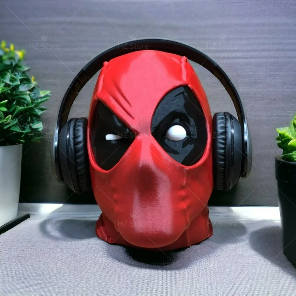Marvel-Deadpool-Headphone-Head-3D-Printed-Headphone-Stand-Bust ...