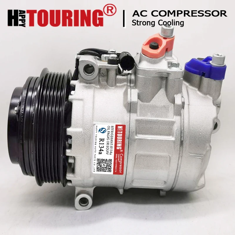 Compresor-de-CA-para-Mercedes-W202-S202-C180-C208-A208-W126-W210-S210 ...