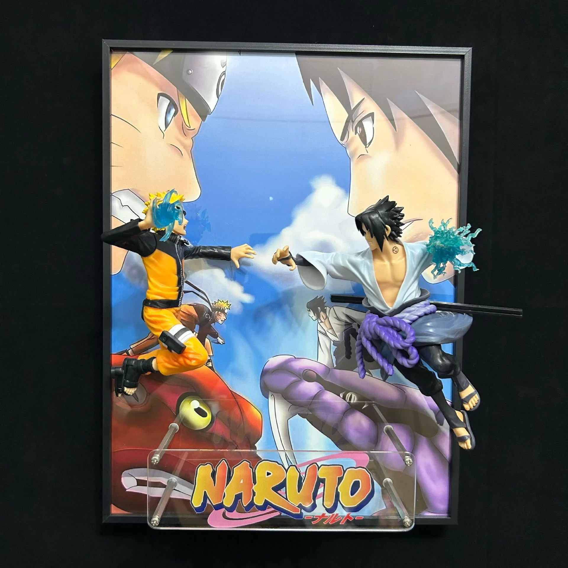 Uzumaki Naruto 3D Anime Figure Painting 3D Wall Painting Bedroom ...