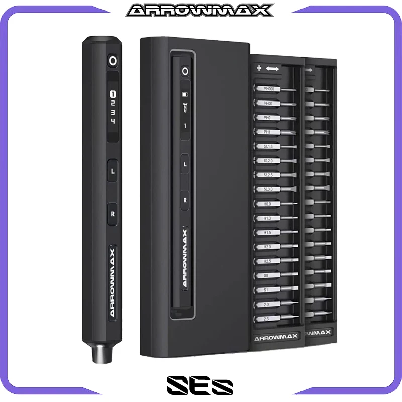 ARROWMAX-Mini-Electric-Screwdriver-Set-Precision-Screwdriver-4-Torque ...