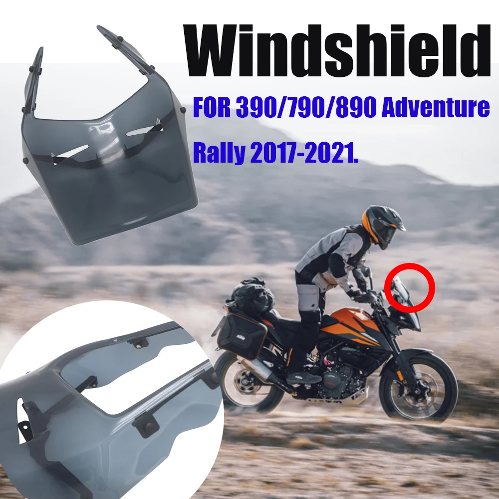 NEW Motorcycle Double Bubble Acrylic Rally Windshield Windscreen Visor ...