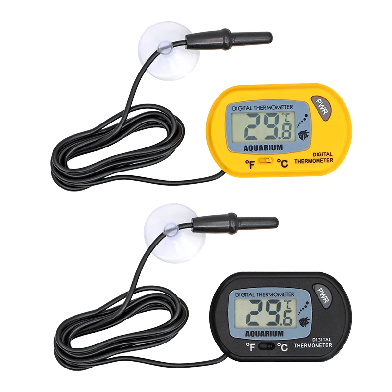 Fish Tank LCD Digital Aquarium Thermometer Temperature Water Meter ...