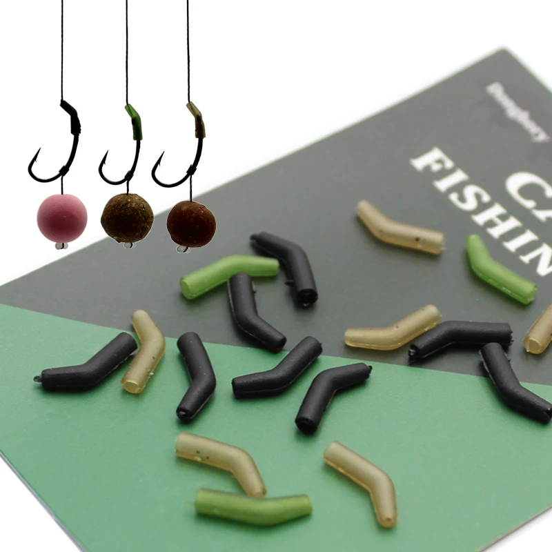 30pcs-Carp-Fishing-Tackle-D-Rig-Kickers-Hooks-Line-Short-Line-Aligner ...