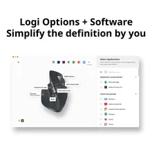 Logitech-MX Master 3S 무선 블루투스 마우스, 하이 엔드 크로스 스크린 무음 노트북 볼트 수신기