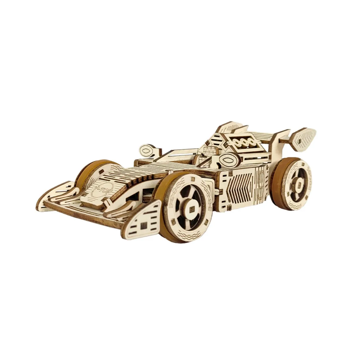 Wooden-F1-Race-Cars-Mechanical-Puzzle-3d-Assemble-Building-Constructor ...