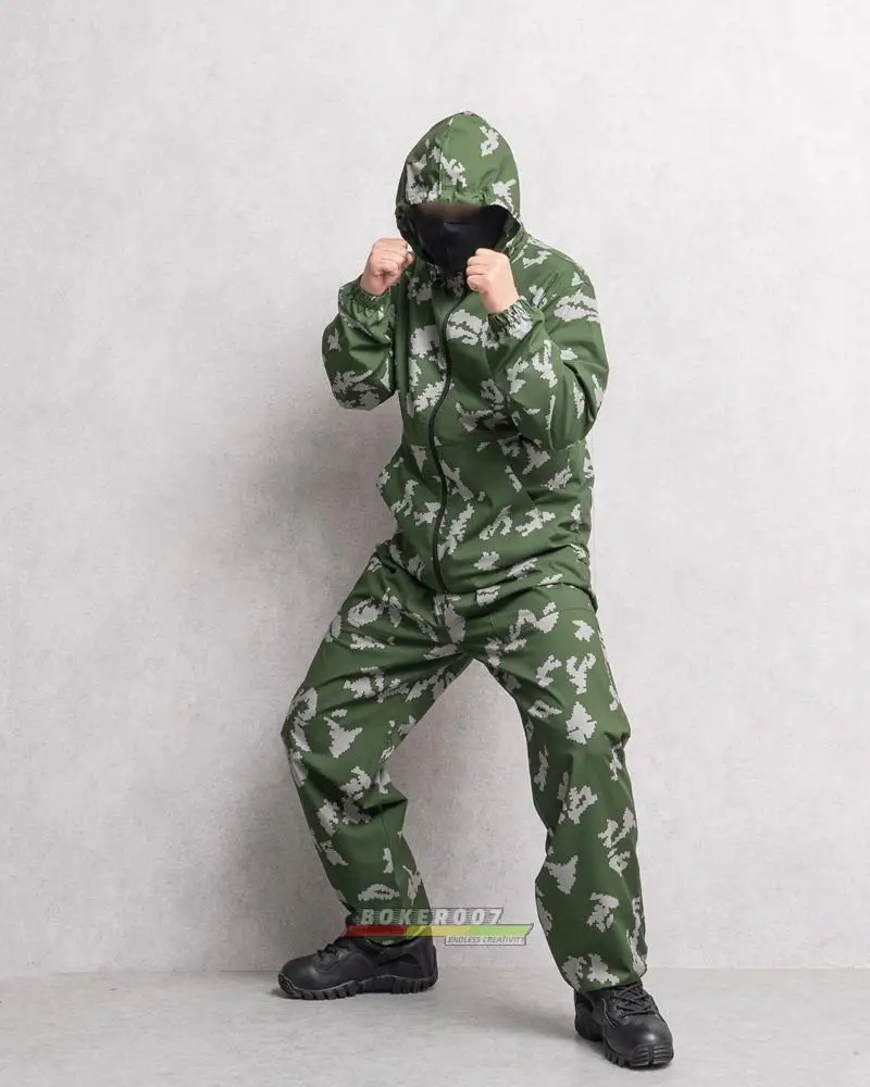 Russian KLMK Camouflage Suit Smock Coat Small Green Man White Flower ...