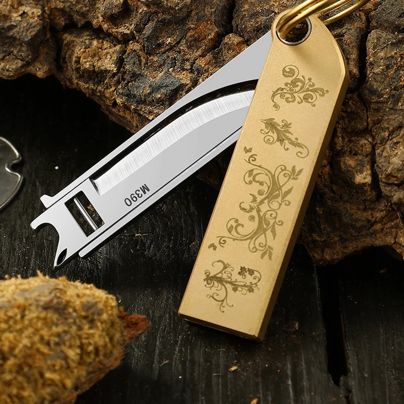 Brass-Mini-Knife-Multi-functional-Folding-Knife-New-Flipping-Knife ...