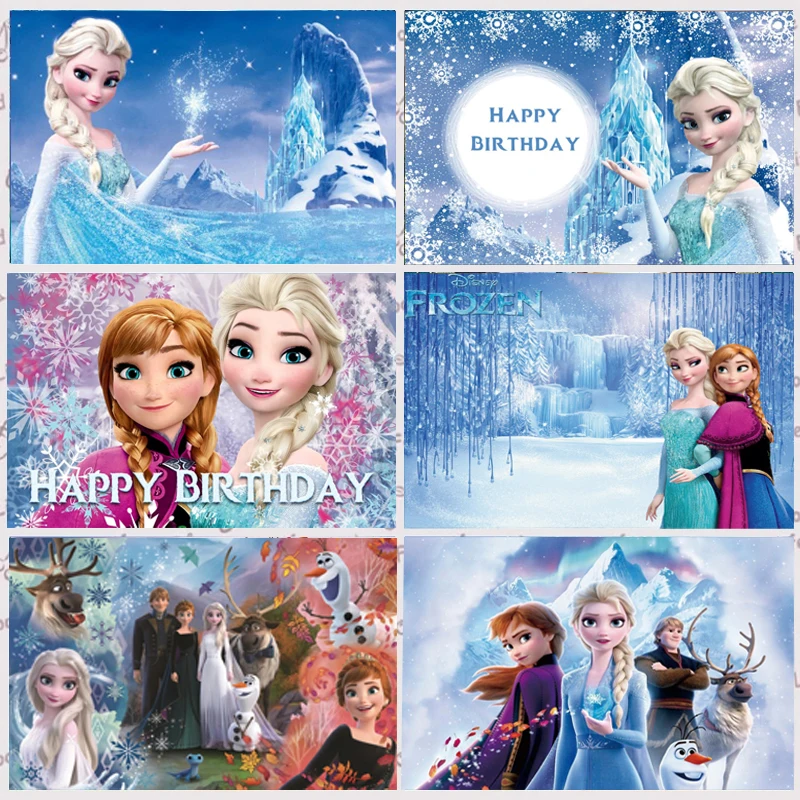 Happy Birthday Frozen Banner Printable