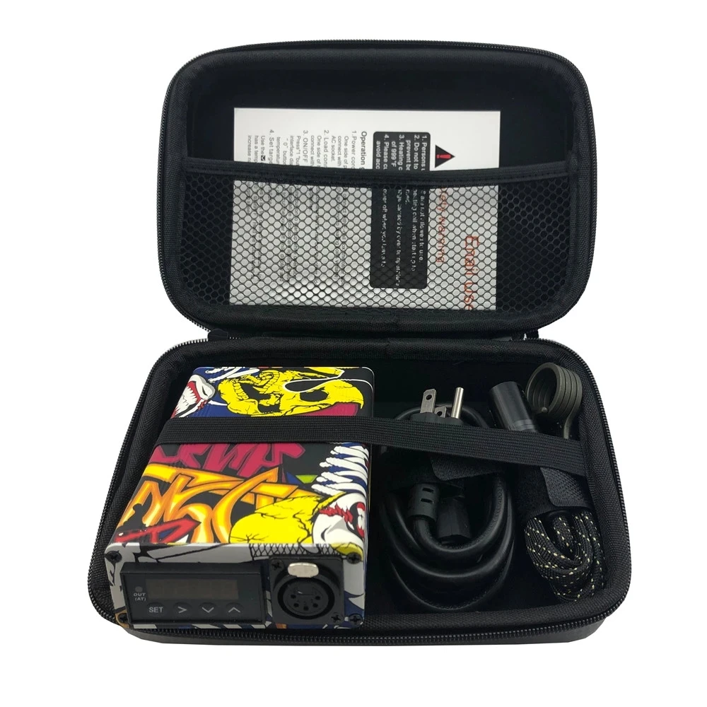 Yellow Graffiti Pattern Electric Digital PID Controller with10mm/16mm ...