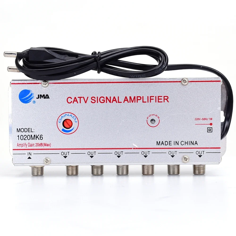 Cable-TV-Amplifier-1-input-6-Outputs-20dB-Gain-for-Analogue-Signals ...