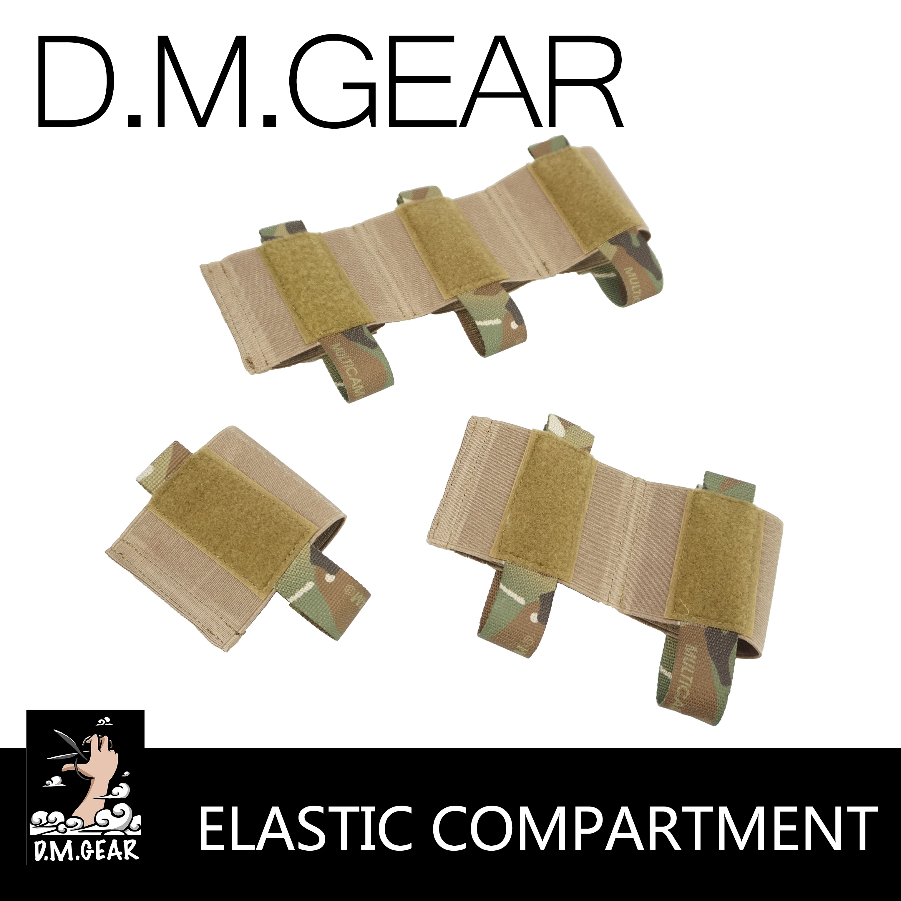 DMDear-MK4-Tactical-Chest-Hanging-Triple-Magazine-MC-Camouflage-Elastic ...