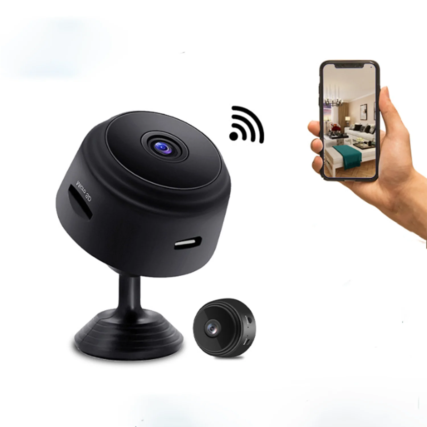 Wifi Camera 720p Video Motion Detection, Surveillance Camera Push ...