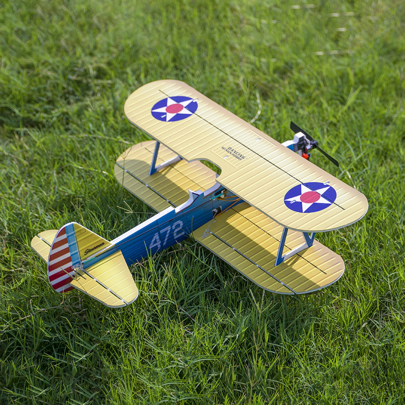 Flying-Wing-Kit-for-Kids-Dancing-Wings-Hobby-E25-Stearman-PT-17-Kaydet ...