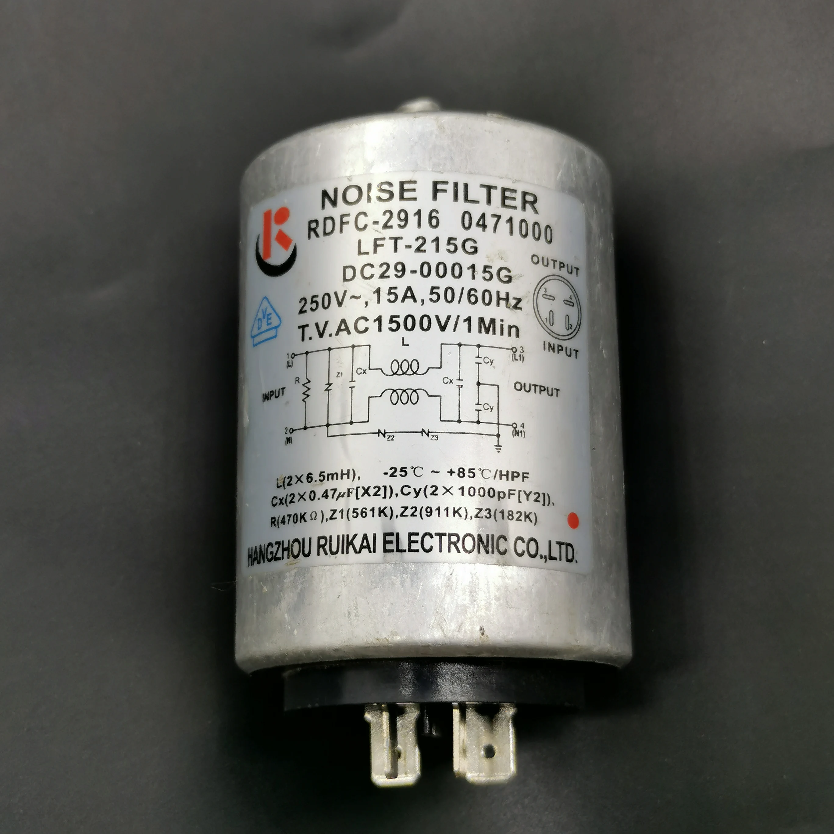 Capacitor-Filter-DC29-00015G-RDFC-2916-WW80K5210VX-for-samsung-front ...