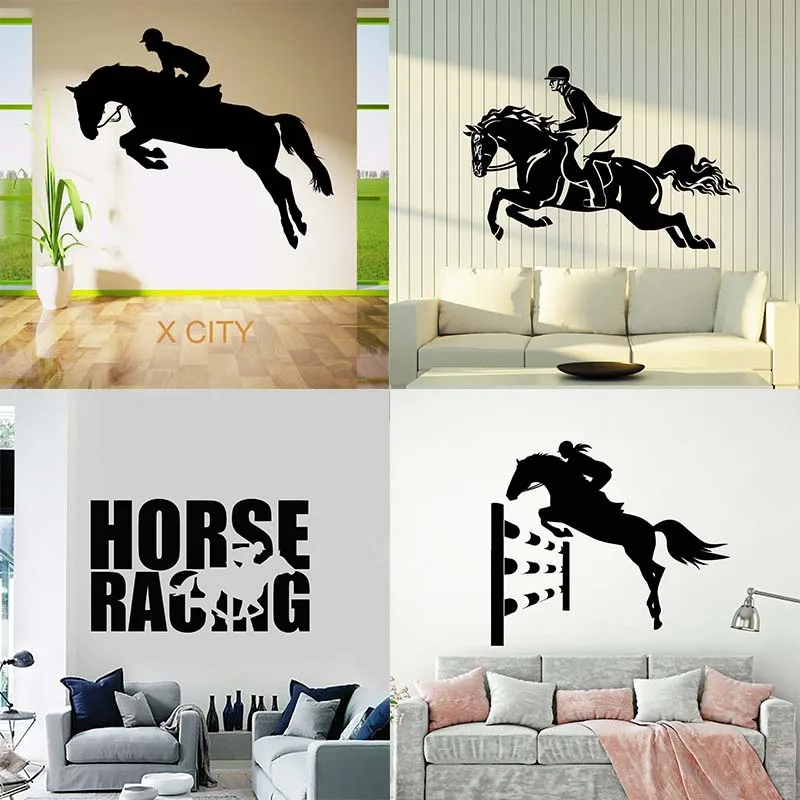 Jumping Horse Decals