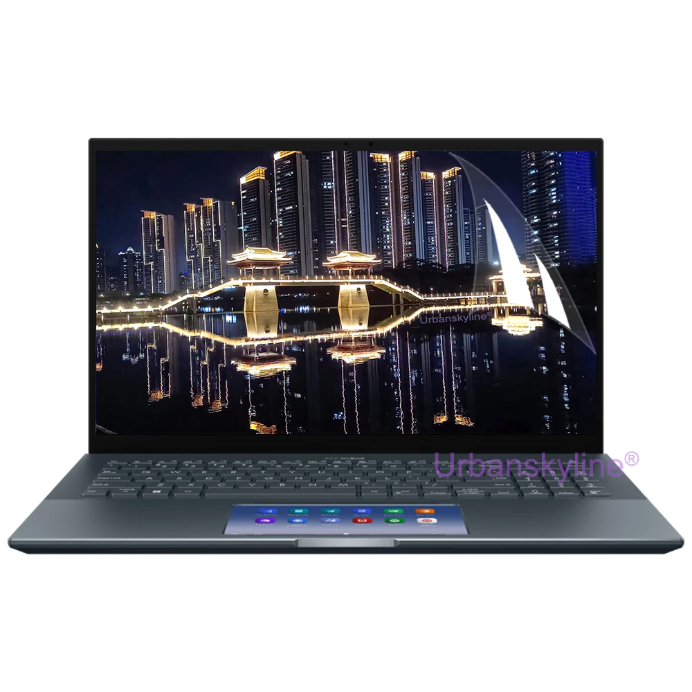 Ochraniacz ekranu do ASUS Zenbook DUO UX481 UX482 UX582 UX8402 UX8406 Flip UX561 UX363 UX490 OLED HD przezroczysta matowa folia matowa AliExpress
