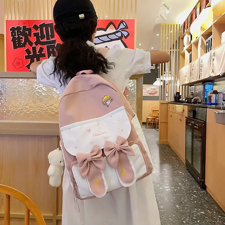 Shop Generic Japanese Style Kawaii Backpack Women JK High School Bags ...