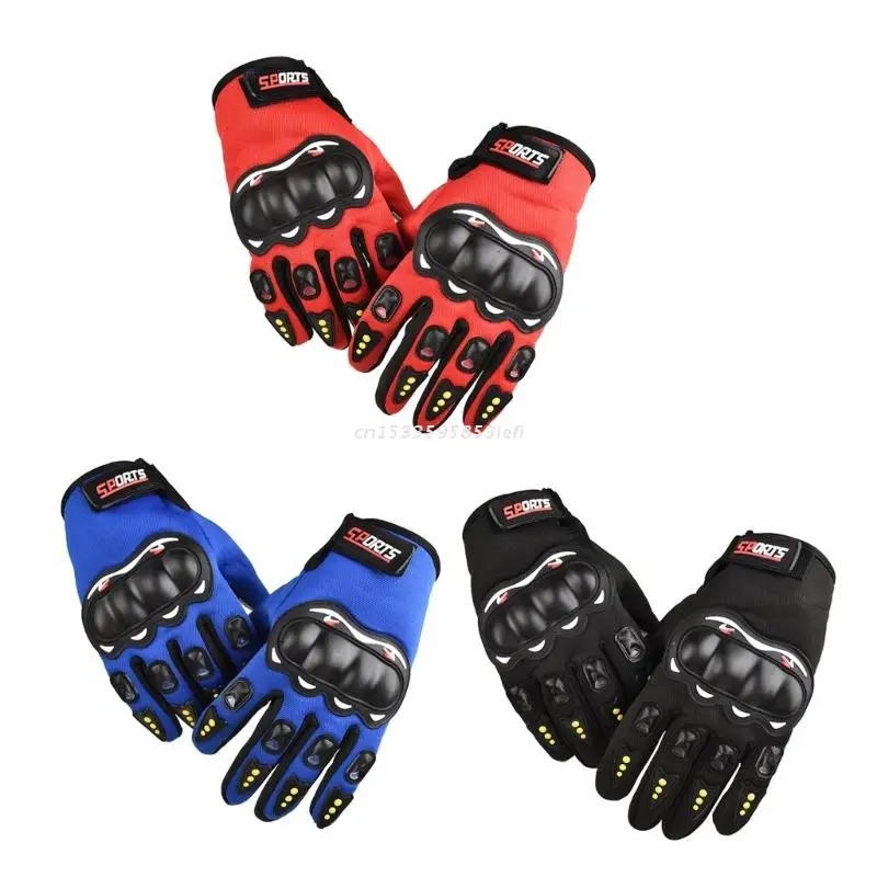 1 Pair Unisex Motorbike Gloves Full Finger Touchscreen Sports Gloves ...