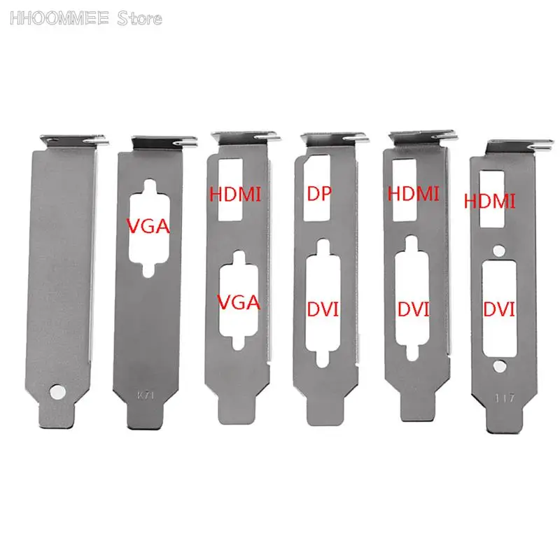 Low Or High Profile Bracket Adapter Dvi Dp Vga Baffle Port For Half ...