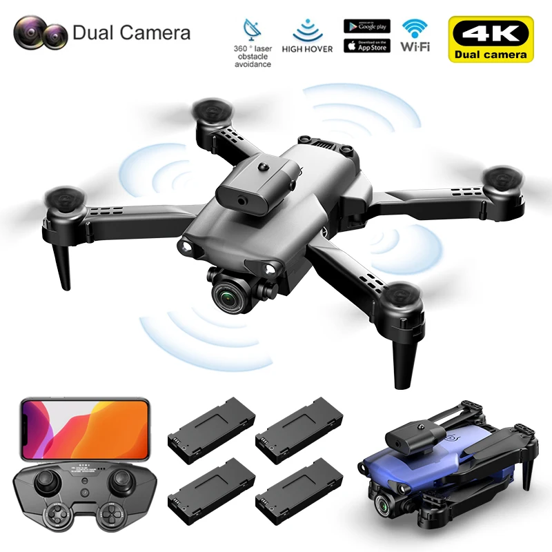 Mini Drone 809 WIFI Fpv 4K HD camera real time transmission optical ...