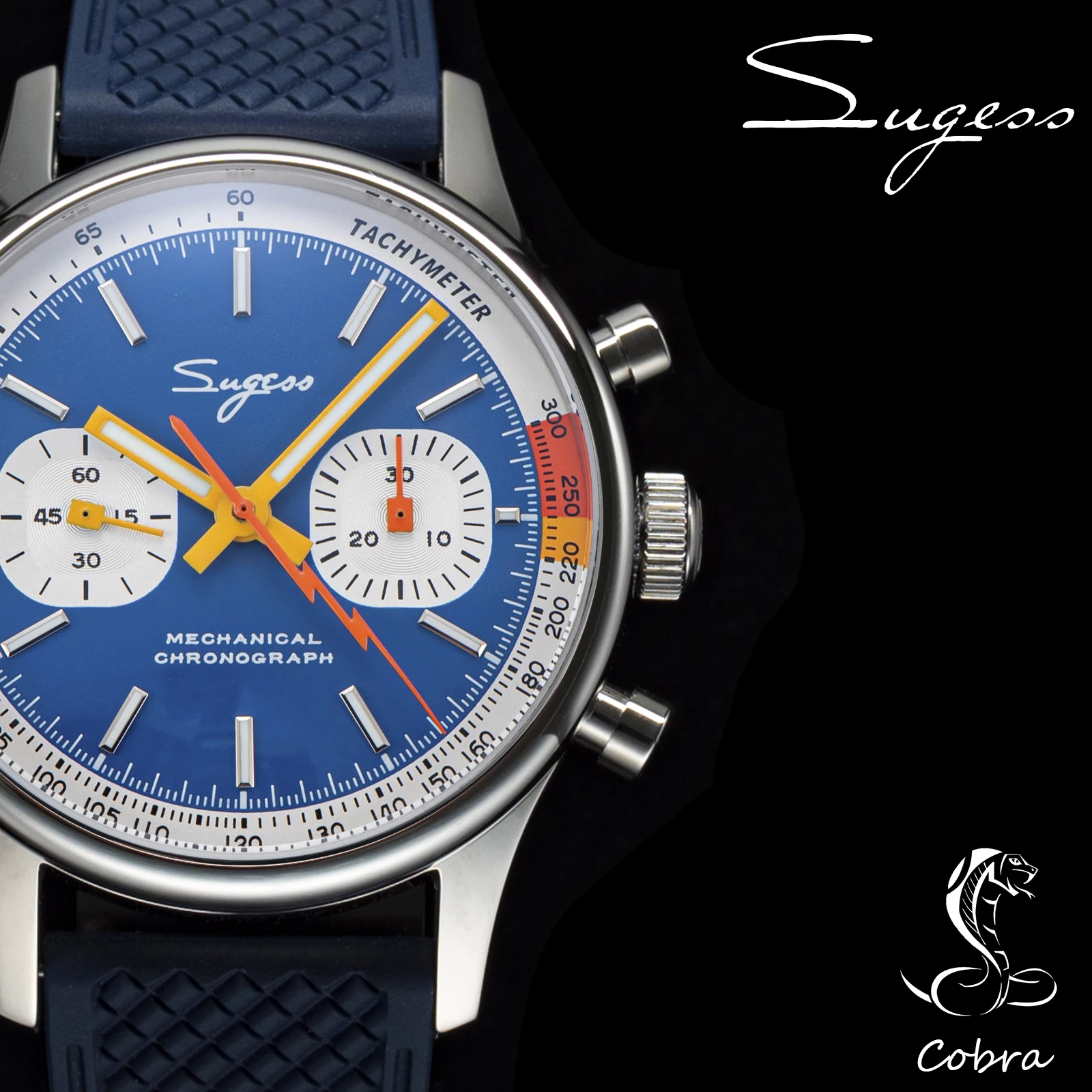 Sugess 1963 Pilot Chronograp Wristwatches Classic Chronograph Watch ...