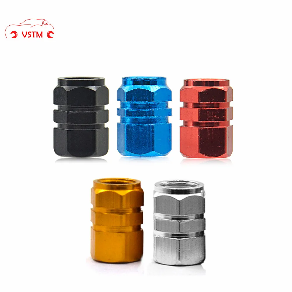 4Pcs-Universal-Aluminum-Car-Tyre-Air-Valve-Caps-Bicycle-Tire-Valve-Cap ...