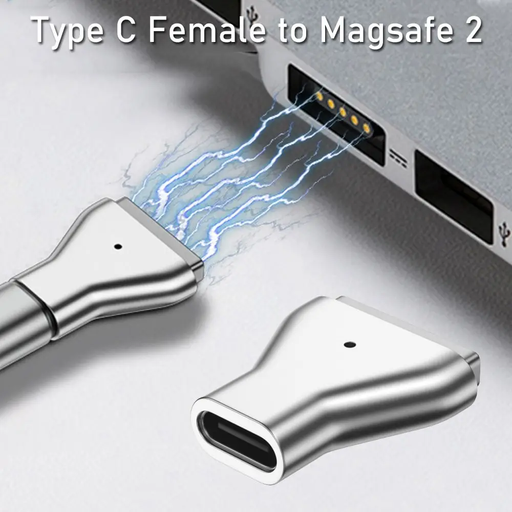 New Magnetic USB C Adapter Type C to Magsafe 2 Connector PD Fast ...
