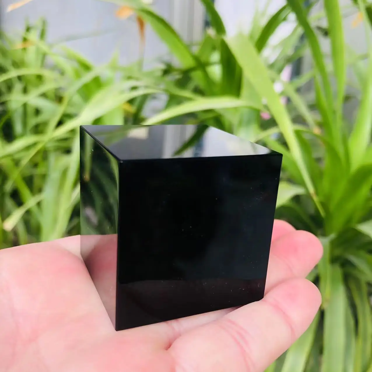 Natural-Black-Obsidian-Cube-Crystal-Square-Quartz-Stone-Crafts-Gift-for ...