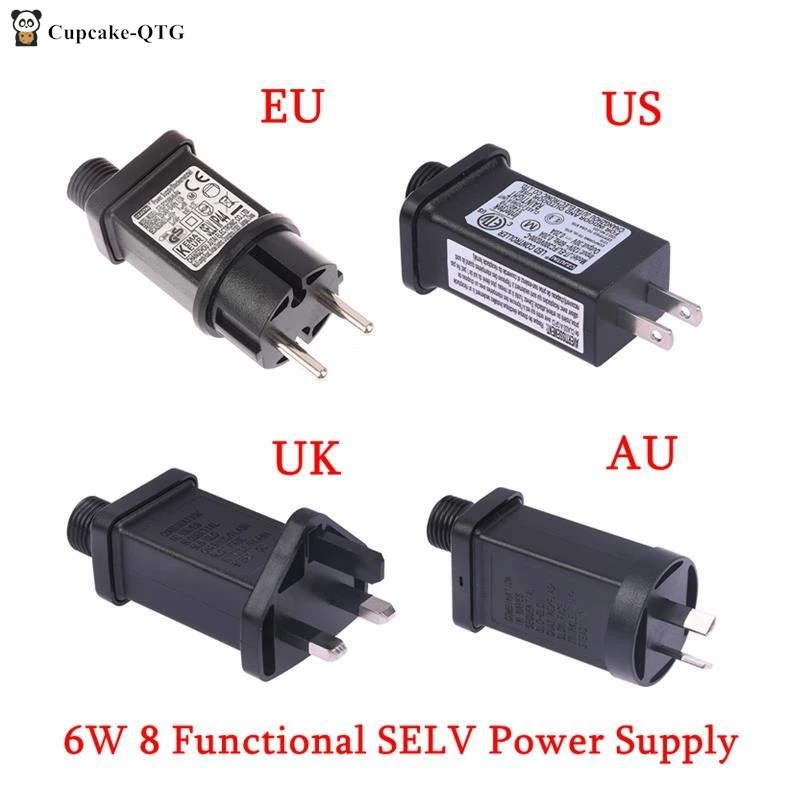 1pc 8 Functional SELV LED Lamp Driver Switch Adapter EU | US | UK | AU ...