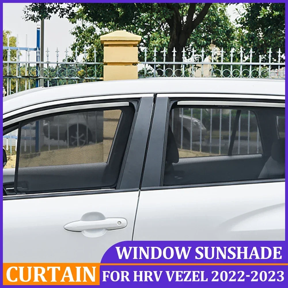 Magnetic Car Sunshade Shield For Honda HRV VEZEL 2022 Passenger Baby ...