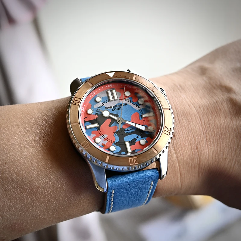 Mysterious code Watch For Men Seagull 2100 Movement Automatic ...