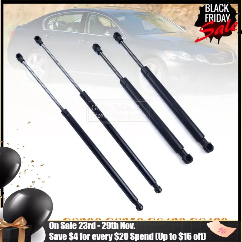 Front-Engine-Hood-Rear-Trunk-Tailgate-Lift-Supports-Gas-Spring-Struts ...