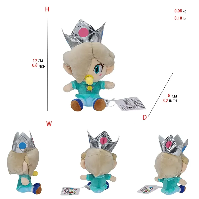 41Styles Mario Luigi Toad Toadette Doll Princess Peach Ice Fire Flower ...