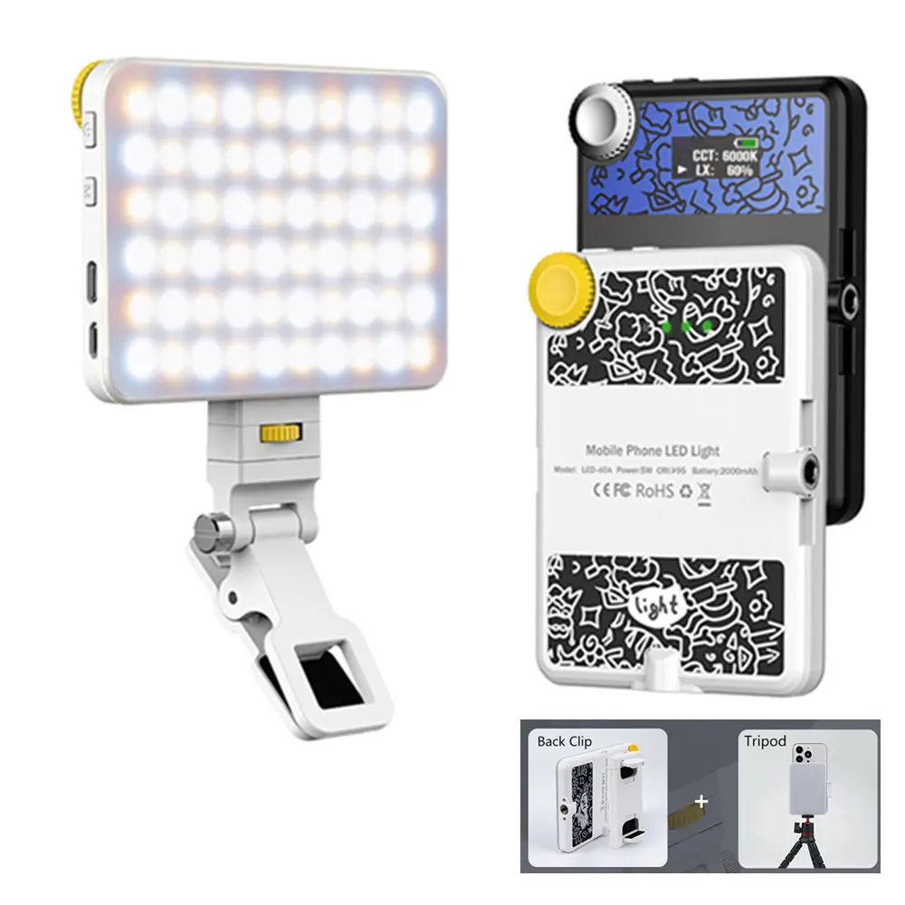 High-Power-Phone-Fill-Light-2500-9000K-Adjusted-3-Mode-Led-Video-Light ...