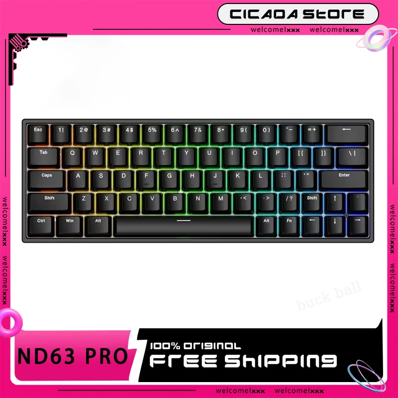 Irok-Nd63-Pro-Mechanical-Keyboards-Magnetic-Switch-Hot-Swap-Rgb-E ...