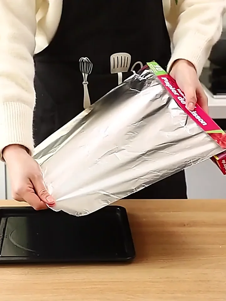 Aluminum Foil Paper for food packing and storage Meal Foil Paper Food ...