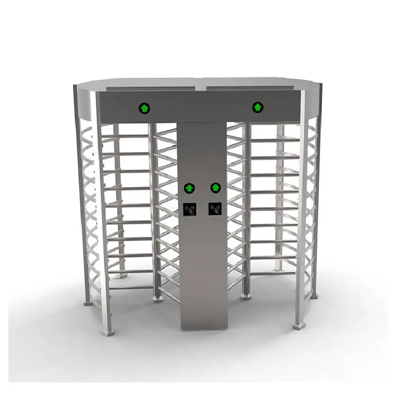 Automatic-Full-Height-Double-Doors-Turnstile-Barcode-Turnstile-Gate ...