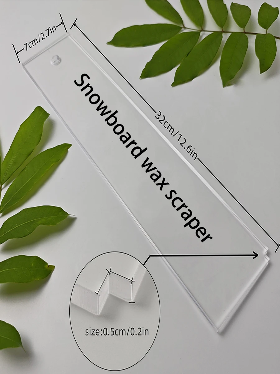 Double Board Waxing Removal Tools Ski tools，Snowboard Wax Scraper Snowboard Maintenance Wiper ...