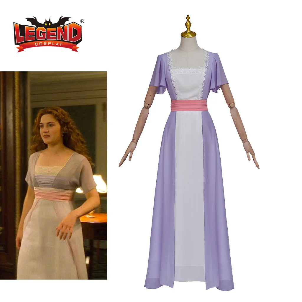 Movie-Titanic-Rose-DeWitt-Bukater-Cosplay-Clothes-Costume-Prom-Dress ...