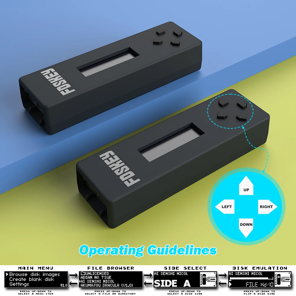 FDSKey-Famicom-Disk-System-Drive-Emulator-For-Nintendo-Family-Computer ...