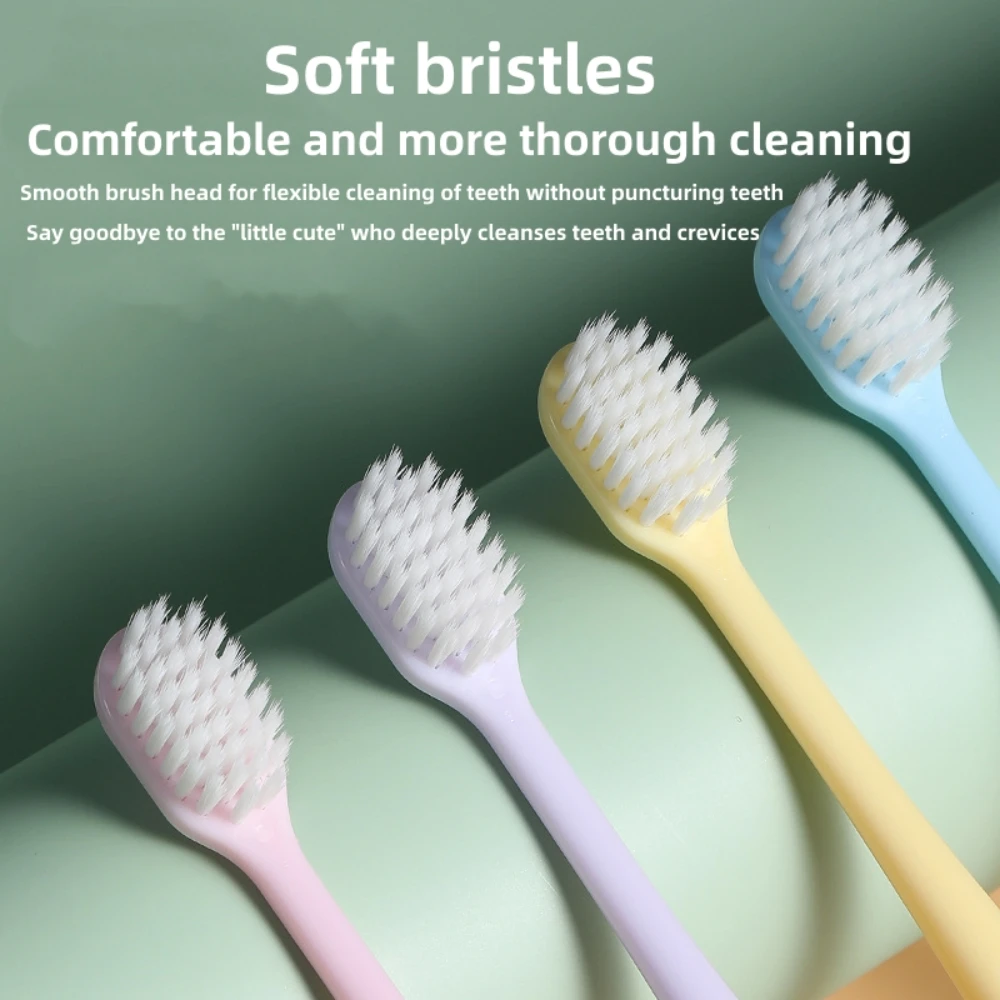 Soft-Hair-Household-Toothbrush-4-Pack-Fine-Soft-Hair-Gum-Protection ...
