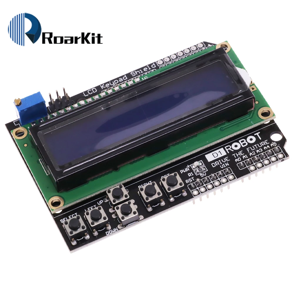 LCD-Keypad-Shield-LCD-1602-Character-LCD-input-and-output-expansion-board-for-arduino-raspberry ...