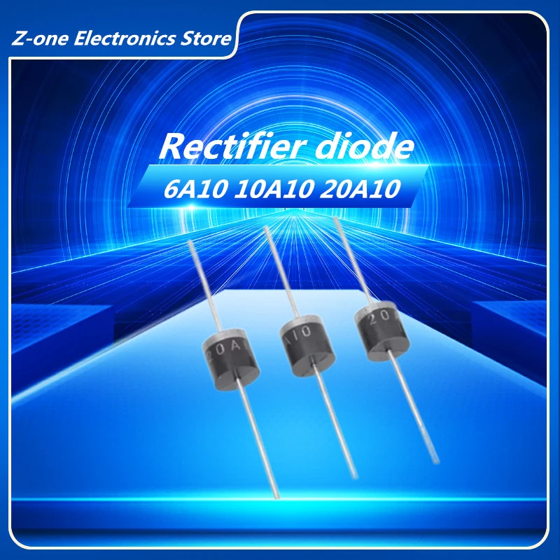 10PCS 6A10 20A10 10A10 R 6 DIP 6A 10A 20A 1000V Electrical Axial Rectifier Diode| | - AliExpress