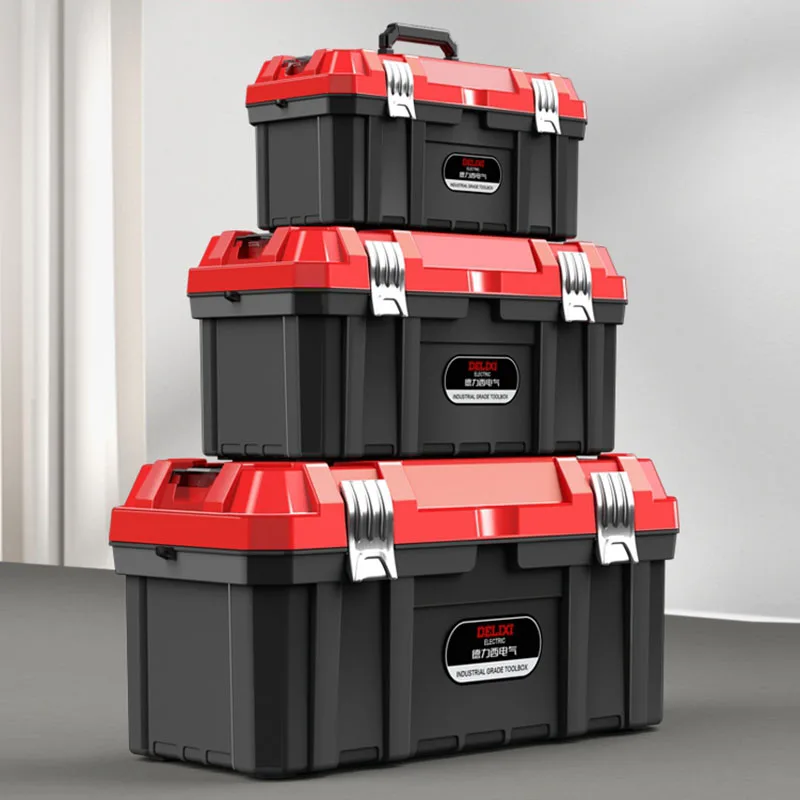 Electrician Waterproof Tool Box Multifunctional Empty Parts Organizer ...