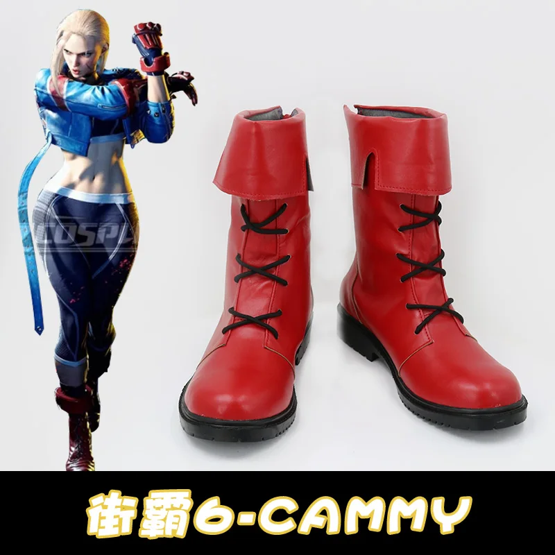Street Game 6 Cammy Cosplay Shoes Street Fighter 6 Female Women Wrrior ...