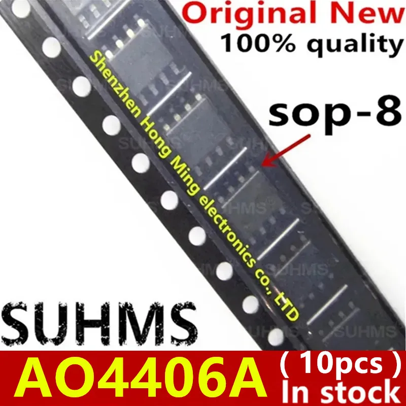(10piece) 100% New AO4406A AO4406 4406A 4406 sop-8 Chipset - AliExpress