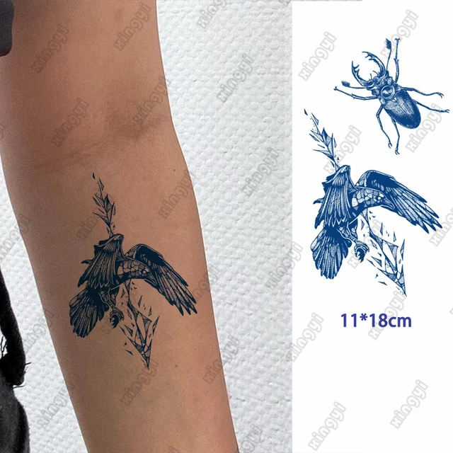 Diving Hawk Tattoo